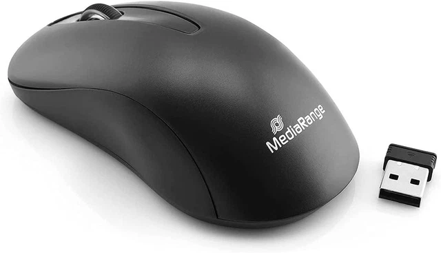 MEDIARANGE MROS209 OPTICAL 4 Button Wireless Mouse up to 1600 DPI £8.99 ...