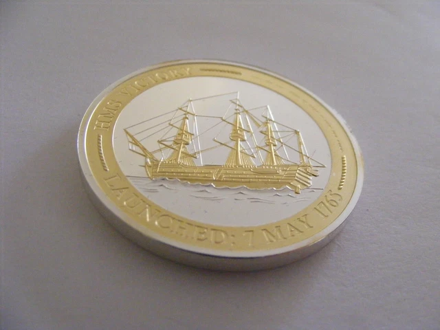 HMS VICTORY Ships That Made History Launched 1765 Proof Coin £10.78 ...