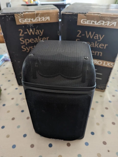 PAIR OF GENEXXA Pro LX5 Speakers £30.00 - PicClick UK