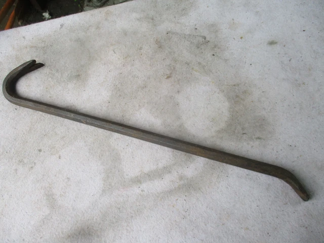 VINTAGE CAST IRON, Crow Bar. As Per Photos. Good Order $5.00 - PicClick AU