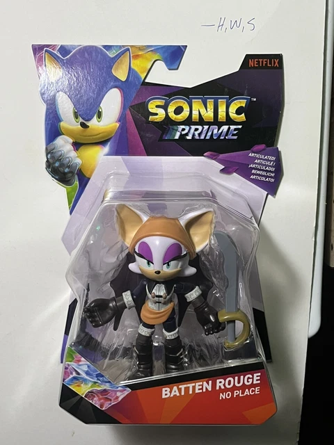 SONIC PRIME BATTEN Rouge No Place 5” Wave 4 Action Figure Jakks Pacific ...