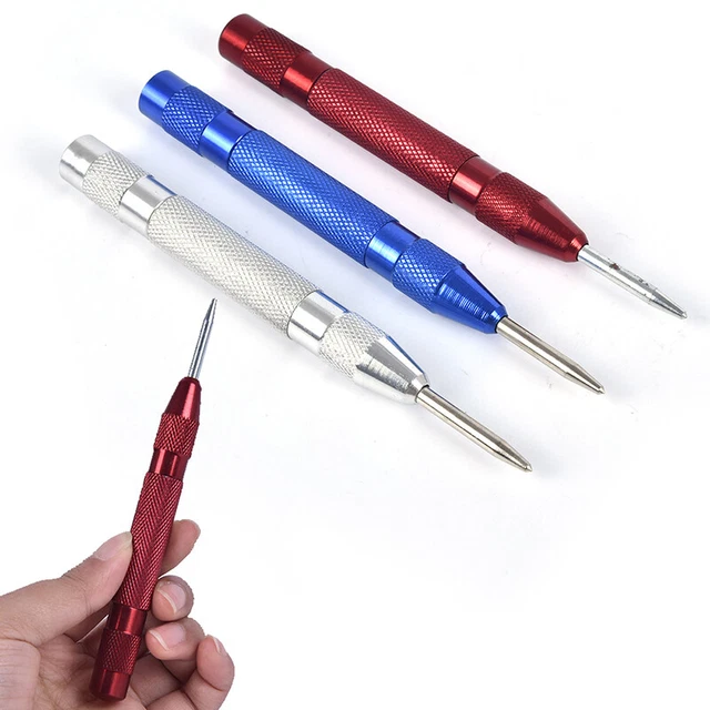 1PC AUTOMATIC CENTER Pin Punch Spring Loaded Marking Starting Holes ...
