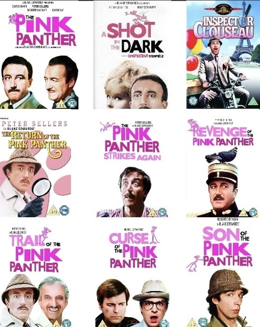 PINK PANTHER ALL 9 COMPLETE COLLECTION DVD Peter Sellers Son Of Pink ...