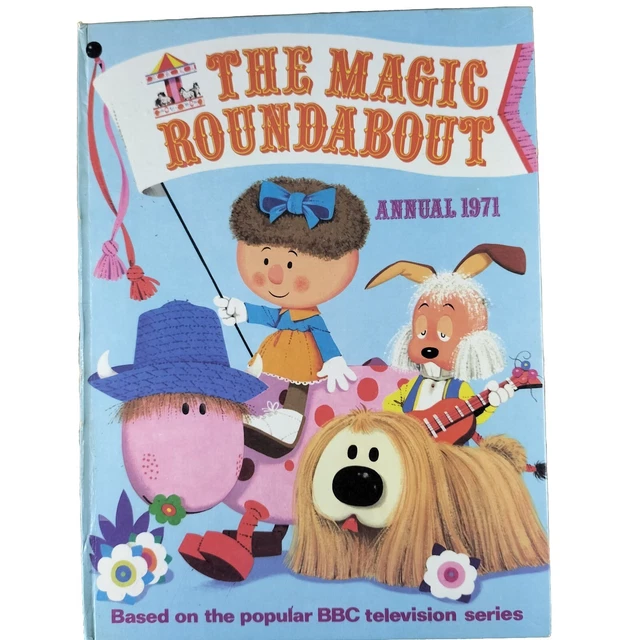 THE MAGIC ROUNDABOUT Annual 1971 Hardcover Book, BBC Television Series ...