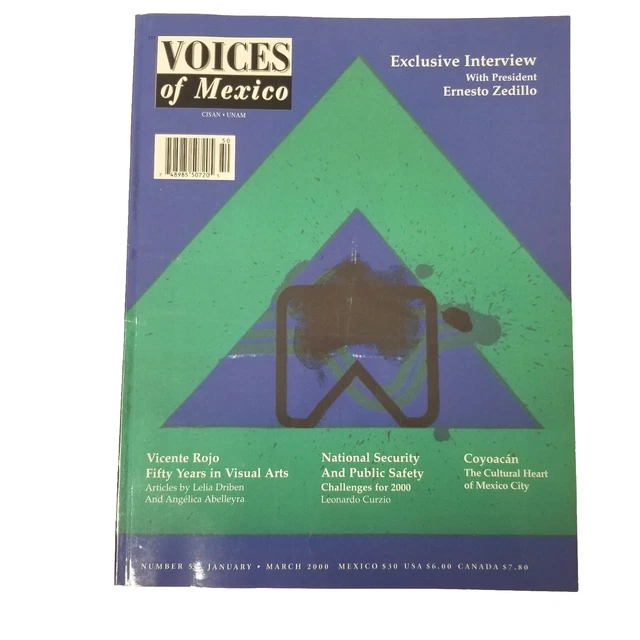 VOICES OF MEXICO Magazine - JAN/MAR 2000 Issue 50, Vicente Rojo ...