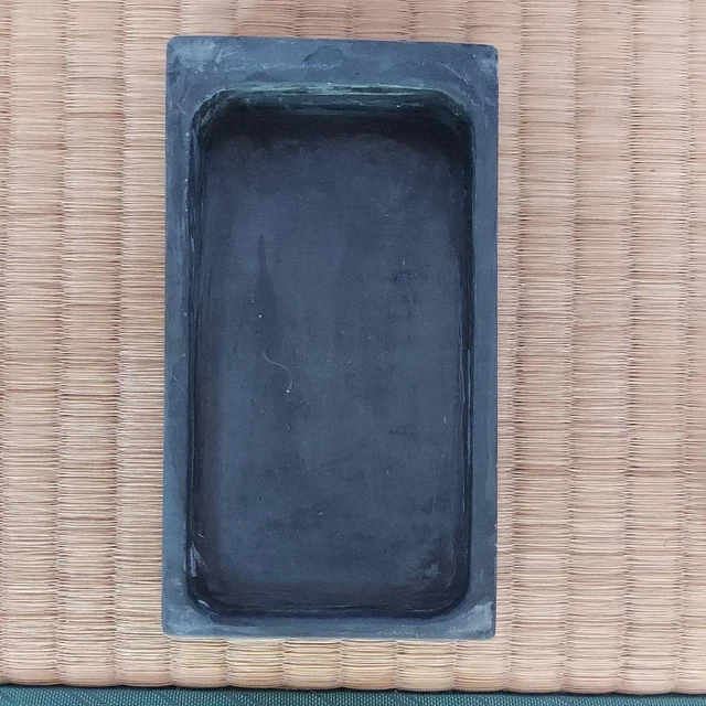 OLD INK STONE for Calligraphy Vintage Suzuri Sumi Grinder Shodo Shuji Tool £61.92 - PicClick UK