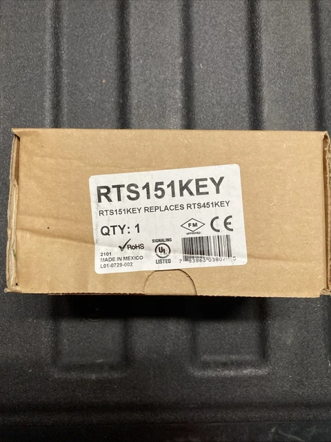 SYSTEM SENSOR RTS151KEY Fire Alarm Remote Test Station $40.00 - PicClick