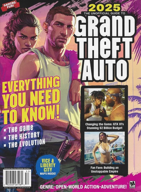 GRAND THEFT AUTO 2025 Unofficial Guide Magazine GTA VI Vice City $17.56 ...