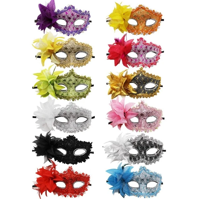 MASQUERADE PARTY MASQUERADE Masks Cosplay Half Face Mask Women Men EUR ...