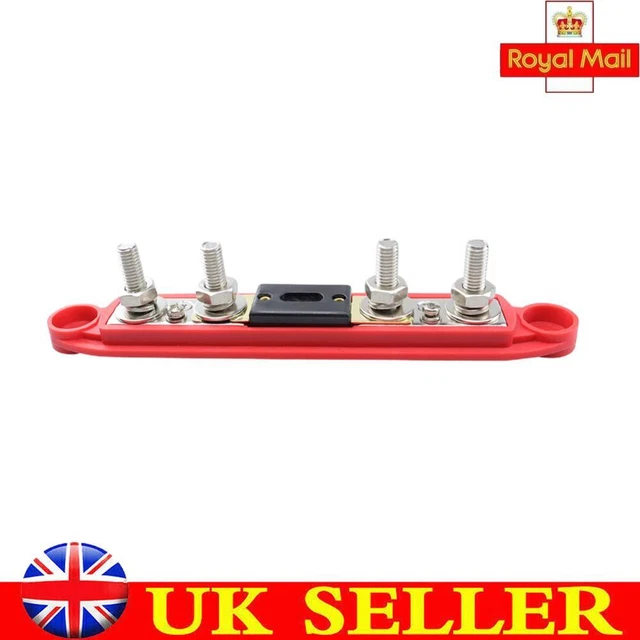 4 STUD BUSBAR Terminal Block 300A M6/M8 Busbar Power Case for Car RV Ship Yacht £16.45 - PicClick UK