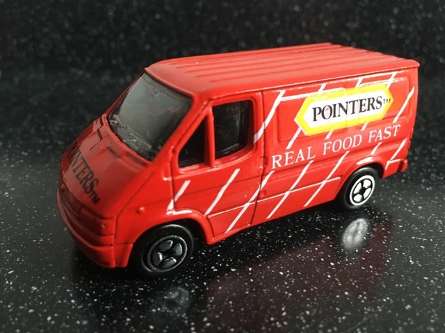 CORGI DIECAST MODEL VAN FORD TRANSIT RED, POINTERS REAL FOOD - MINT ...