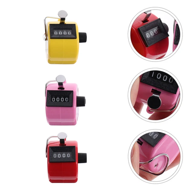 3 PCS NUMBER Counting Device Counter Digital Statistical Reading £9.28 ...