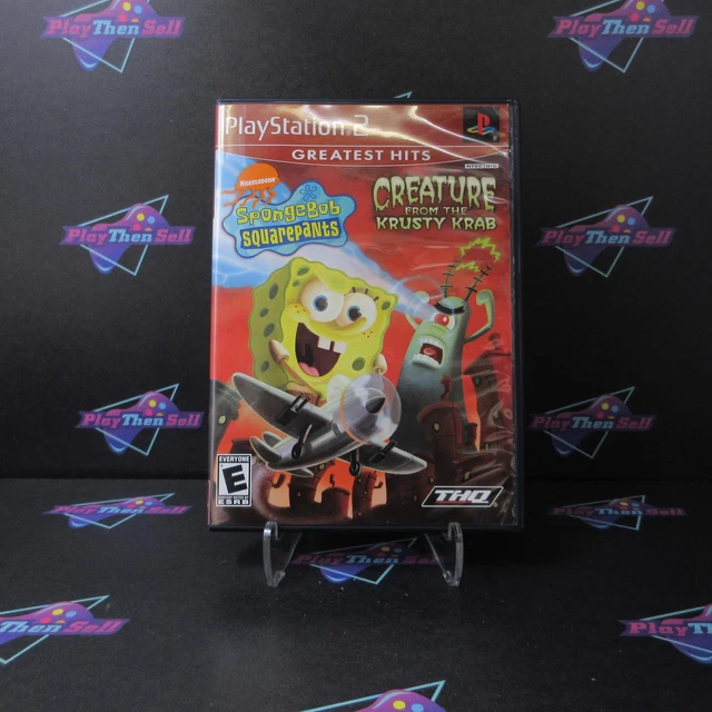 SPONGEBOB CREATURE FROM the Krusty Krab PS2 PlayStation 2 GH - Complete ...