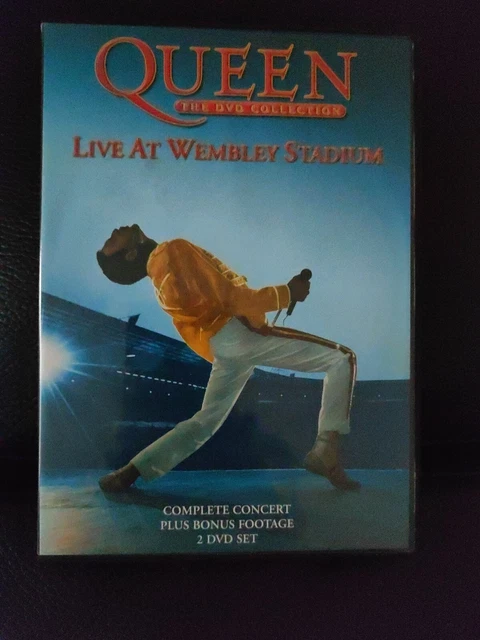 QUEEN - LIVE At Wembley Stadium DVD - 2 discs, complete concert plus ...
