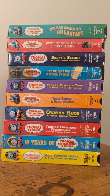 HUGE THOMAS THE Tank Engine VHS Lot Of 10 (Vintage Nostalgia Classics ...
