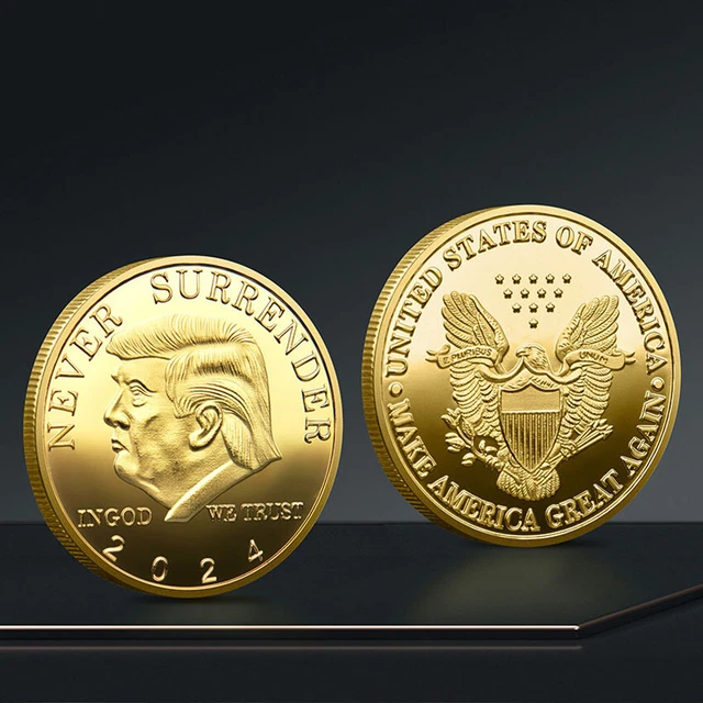 MONEDA DESAFÍO PRESIDENTE Donald Trump Regalo Nunca Rendas ...