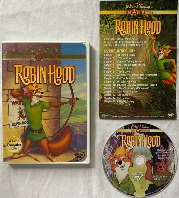 ROBIN HOOD (DVD, 2000, Gold Collection) Good Condition Bilingual ENG/FR ...