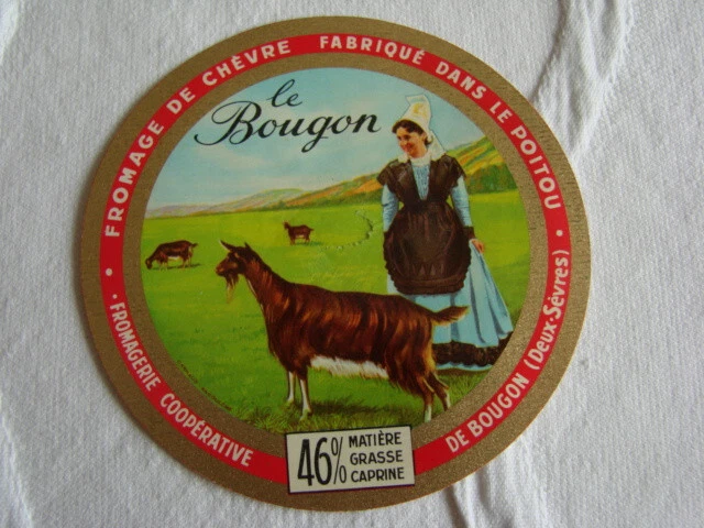 ANCIENNE ÉTIQUETTE DE fromage Le Bougon Deux Sevres EUR 1,00 - PicClick FR