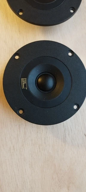 PAIR OF TDL Electronics RTL2 tweeters 94mm diameter, Vifa D20TD-05 6ohm ...