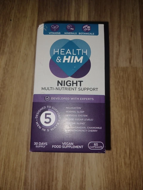 HEALTH NIGHT MULTI Nutrient Support Relaxation Insomnia Blood Sugar ...