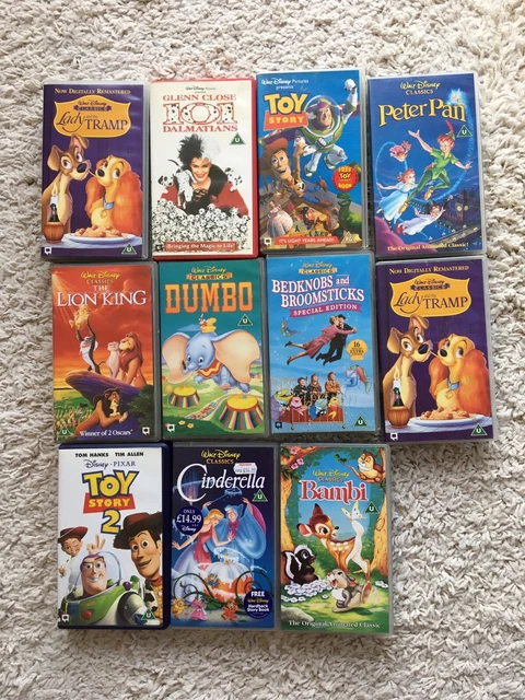 BUNDLE OF 11 Disney films VHS cassettes video tape £15.91 - PicClick UK