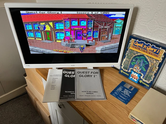 KIXX/SIERRA QUEST FOR Glory 1 Amiga gioco - testato e funzionante - fai ...