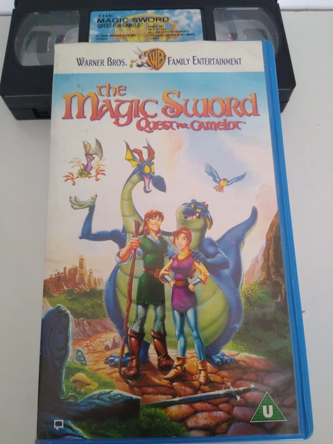 THE MAGIC SWORD Quest For Camelot VHS Video Tape 100% Play Tested ...