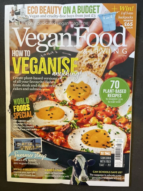 VEGAN FOOD & Living Magazine Issue July 2024 £10.99 - PicClick UK