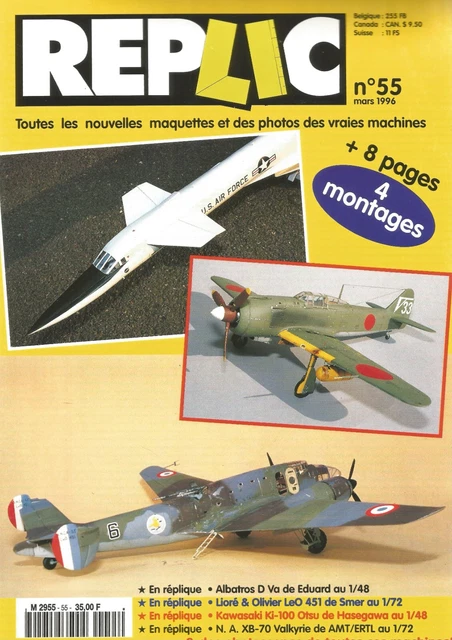 REPLIC N°55 ALBATROS D Va / LIORE OLIVIER LEO 451 / XB-70 VALKYRIE / Ki ...