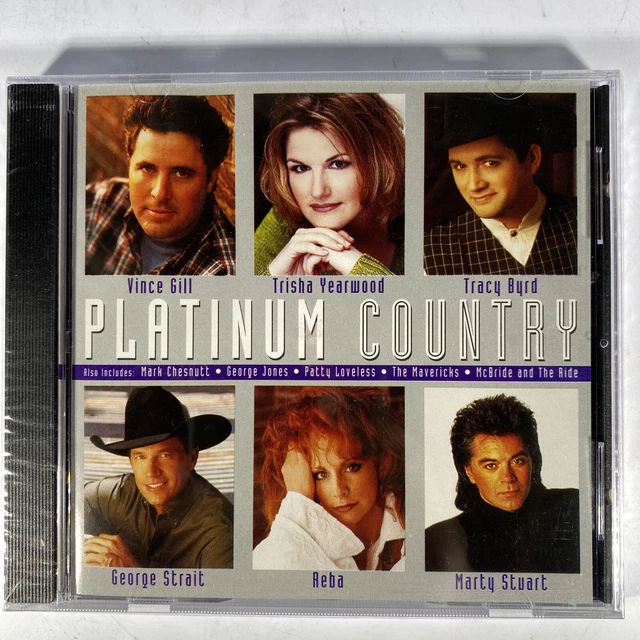 PLATINUM COUNTRY | Various Artists | CD, 1997 | Vince Gill Reba Trisha ...