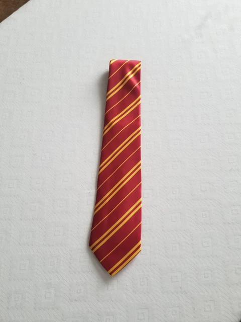 HARRY POTTER GRYFFINDOR House Tie With Red And Gold Diagonal Stripes ...
