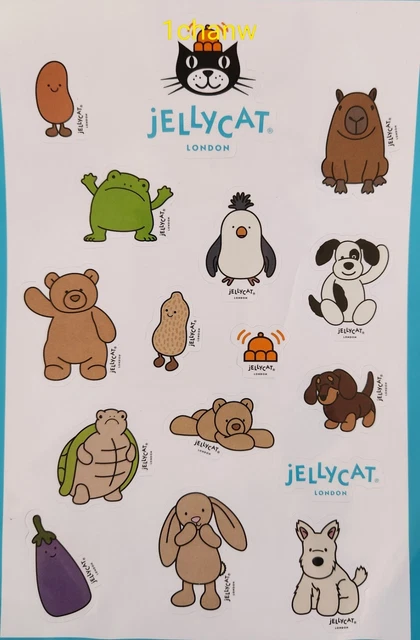 JELLYCAT ICONS STICKERS Brand New £8.66 - PicClick UK