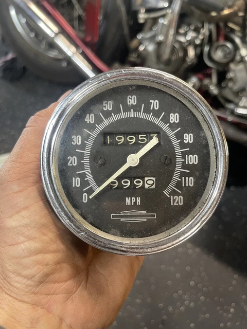 HARLEY DAVIDSON SPEEDO speedometer Ironhead Sportster K Model 65 66 67 ...
