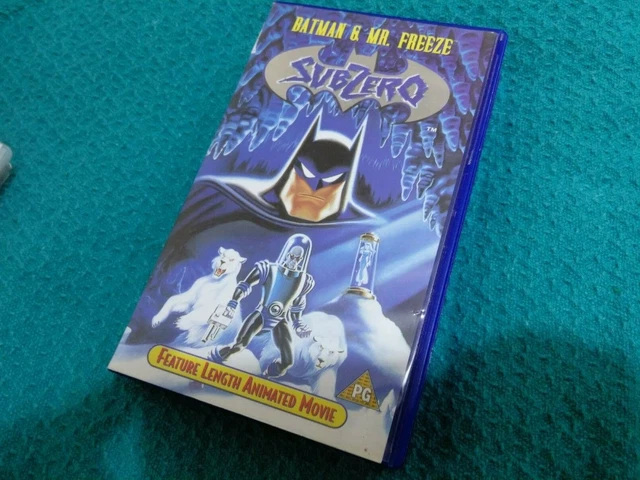 BATMAN AND MR Freeze: Sub Zero - Kids children's - VHS VIDEO TAPE *417 ...