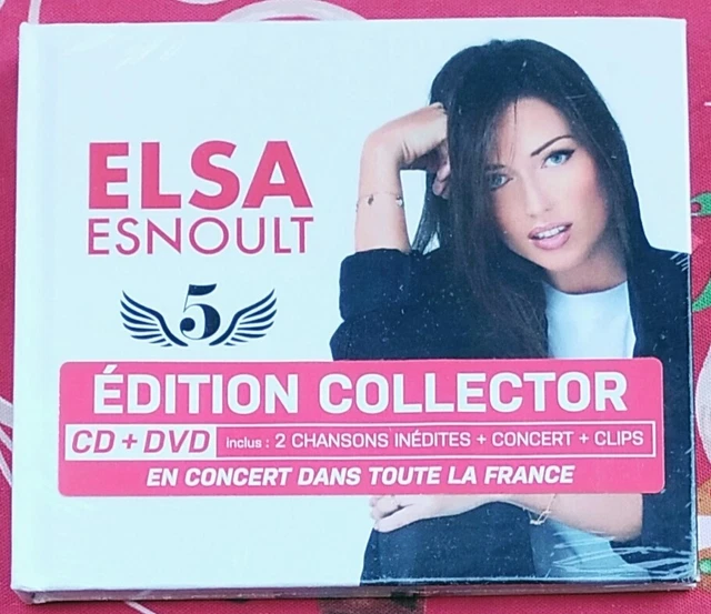 ELSA ESNOULT CD + Dvd Edition Collector " 5 " 17 Titres + 2 Bonus ...