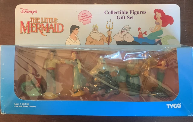 NIB 6 DISNEY’S THE LITTLE MERMAID Collectible Figures Gift Set Tyco ...