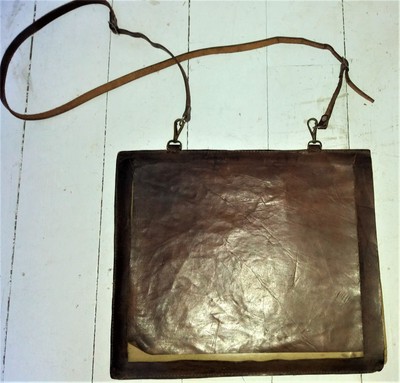 WW1 ERA BRITISH officer's leather map case for the Sam Brown harness ...