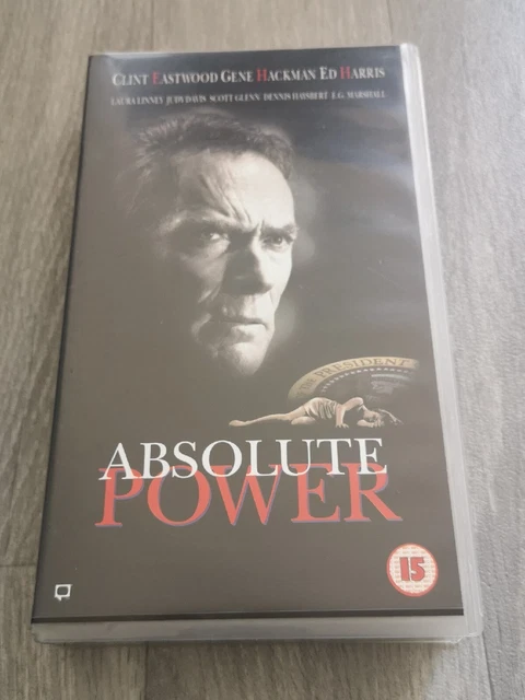 ABSOLUTE POWER (VHS) Clint Eastwood Gene Hackman Ed Harris Lennie ...
