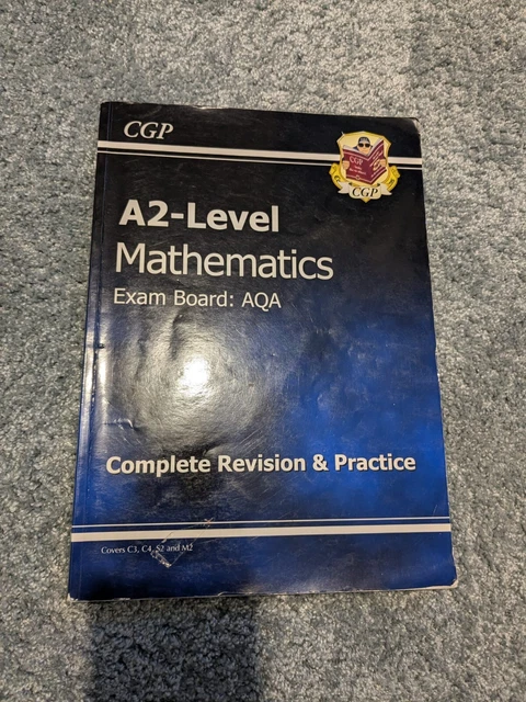 CGP AQA A2-LEVEL Mathematics Revision & Practice Guide £0.99 - PicClick UK