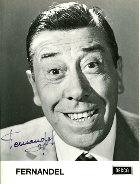RARE AUTOGRAPHE ORIGINAL de l'acteur FERNANDEL EUR 135,00 - PicClick FR