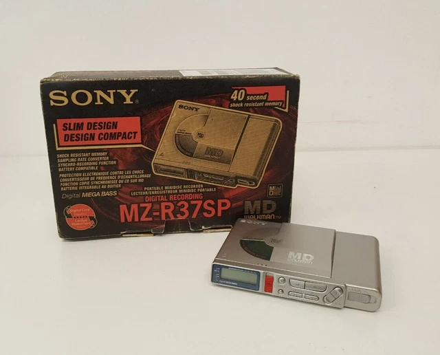 VINTAGE SONY MZ-R37 Digital Mini Disc Walkman (Turns On) - D846 £89.77 ...