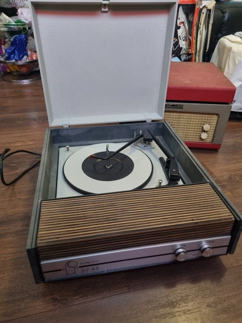 VINTAGE FIDELITY HF43 Record Player Turntable Made in England - For ...