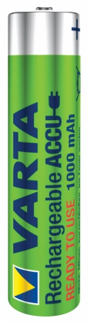 16X VARTA CELL Rechargeable Accu AAA Micro 1.2V 5703 Bulk 2x Battery ...