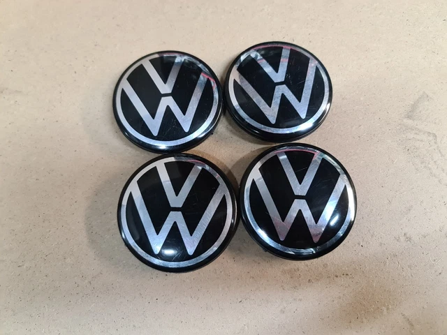 VW ALLOY WHEEL hub centre caps emblem logo 5H0601171 Golf Tiguan Passat ...
