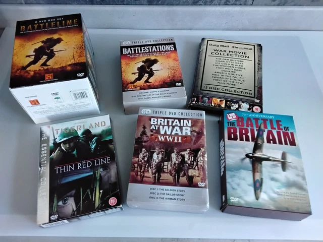 WAR FILM DVD Bundle Dam Busters Battle of Britain Dunkirk WW2 ...