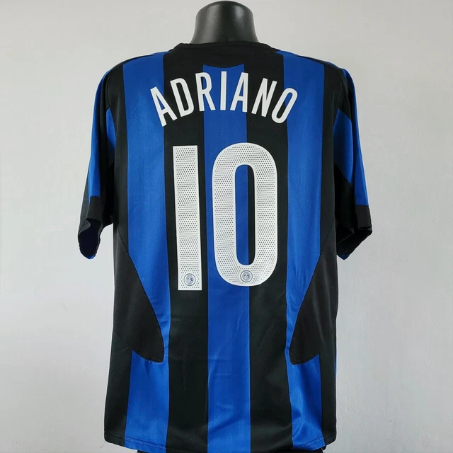 MAGLIA ADRIANO 10 Inter Milan - Medium - 2005/2006 - Jersey Nike Home ...