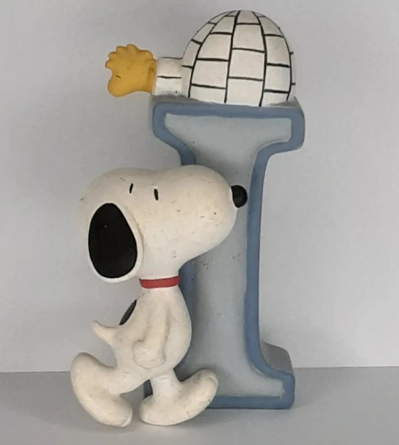 PEANUTS WESTLAND GIFTWARE Snoopy Alphabet Letter I For Igloo £16.51 ...