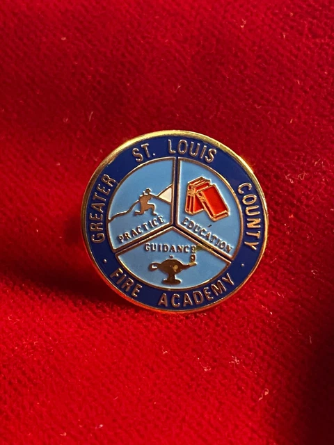 GREATER ST LOUIS County Fire Academy Tie Lapel Pin .75" Training Fire ...