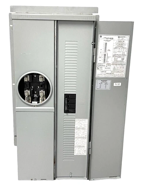 GE TSM2020CFCU METER Socket Load Center Class CTL Panelboard 240V 1 ...