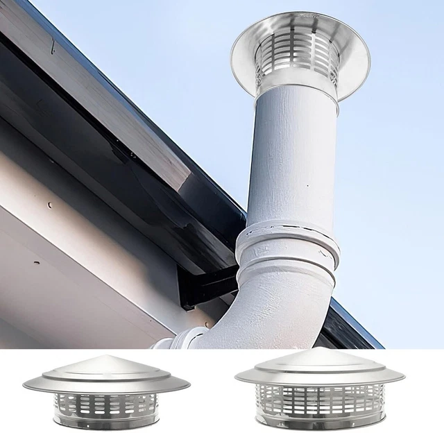 FOR STANDARD DUCTS And Vents Roof Cowl Cover For Home Improvement Rust ...